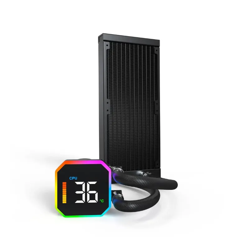 Montech HyperFlow DIGITAL 240 | Black | Nanodog.net